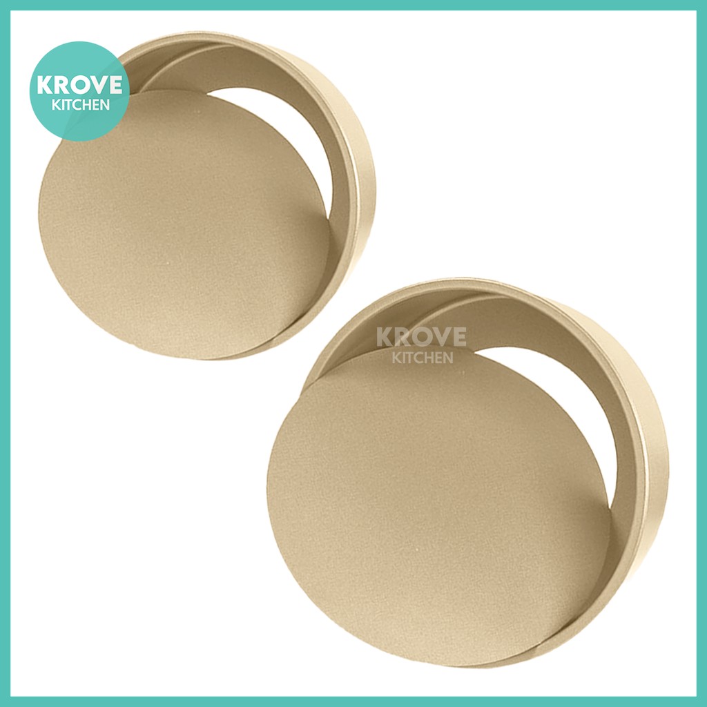 Gold Loose Bottom Pan Removable Bottom Round Cake Pan Molder Oven-Safe ...