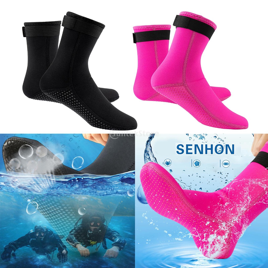 Neoprene Socks Diving Socks 3mm Thermal Anti Slip Sock for Surfing ...