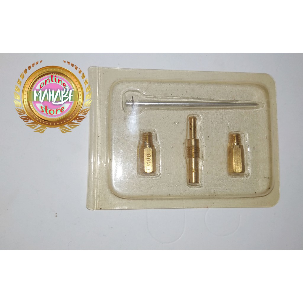 Pilot jet main jet Needle Carburetor PWK Keihin Set repairkit | Shopee ...