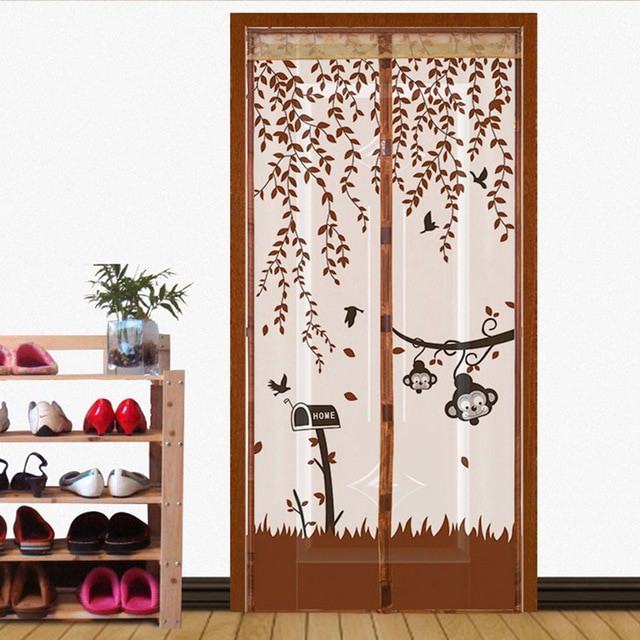 100x210cm Magnetic Curtains Mosquito Net on the Door Mesh with Magnets ...