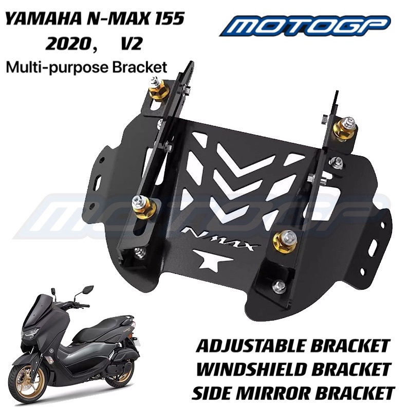 YESTAR PH 1 Set Visor Windshield Bracket For Yamaha Nmax 155 V2 Bracket ...