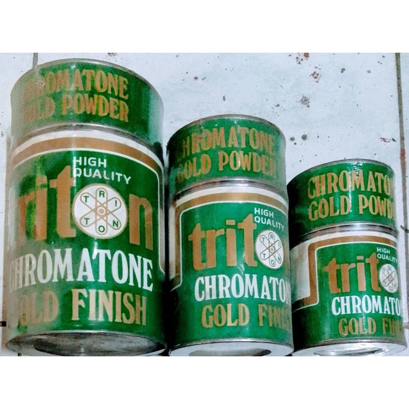 TRITON CHROMATONE GOLD#13(PALE), #14(RICH) AND SILVER FINISH GOLD ...