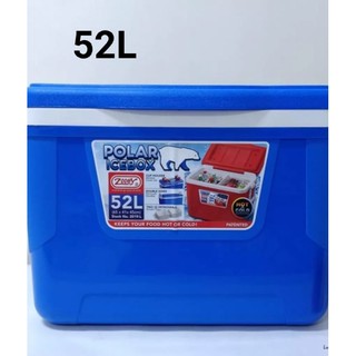 Zooey HIGH-QUALITY COOLER BOX Polar Ice Box Chest Insulated Cooler Ice ...