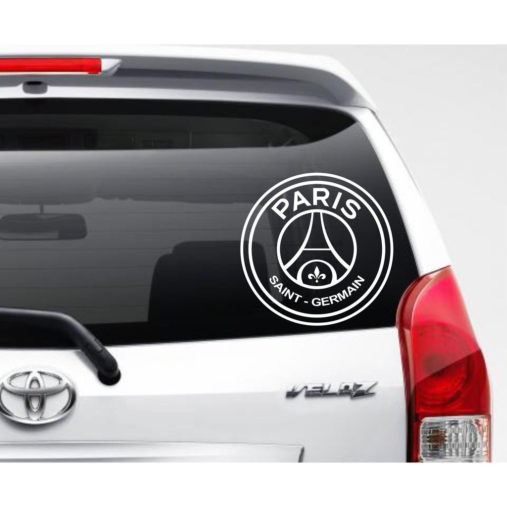 Psg paris saint germain logo car window cutting sticker | Shopee ...
