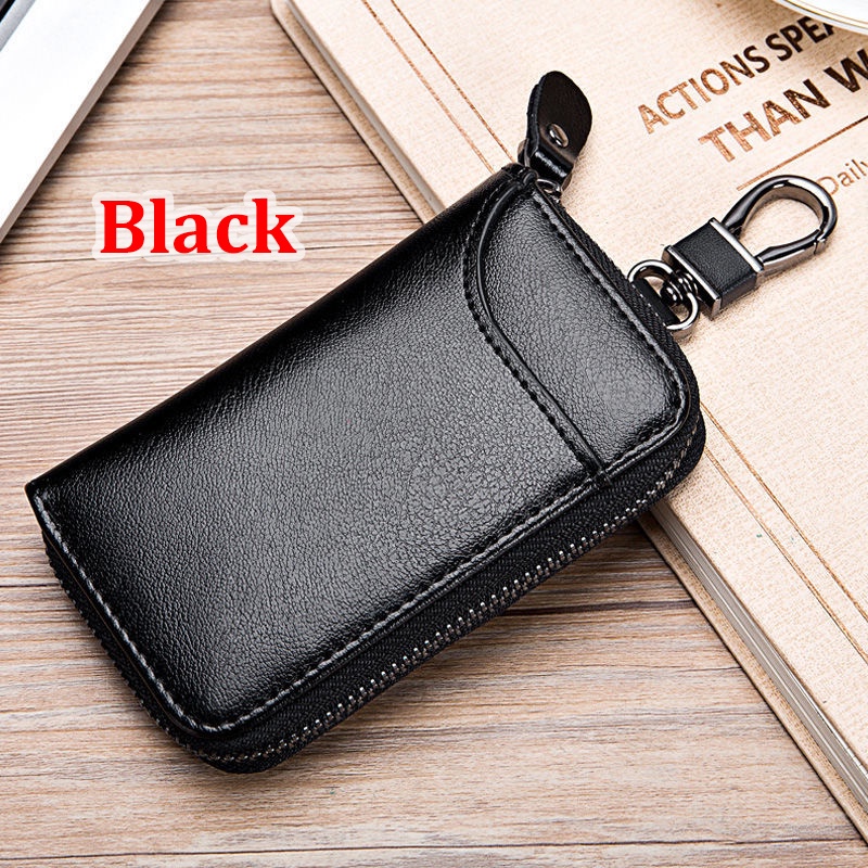 High Quality Genuine Leather KeyChain Unisex Key Bag Multifunction ...