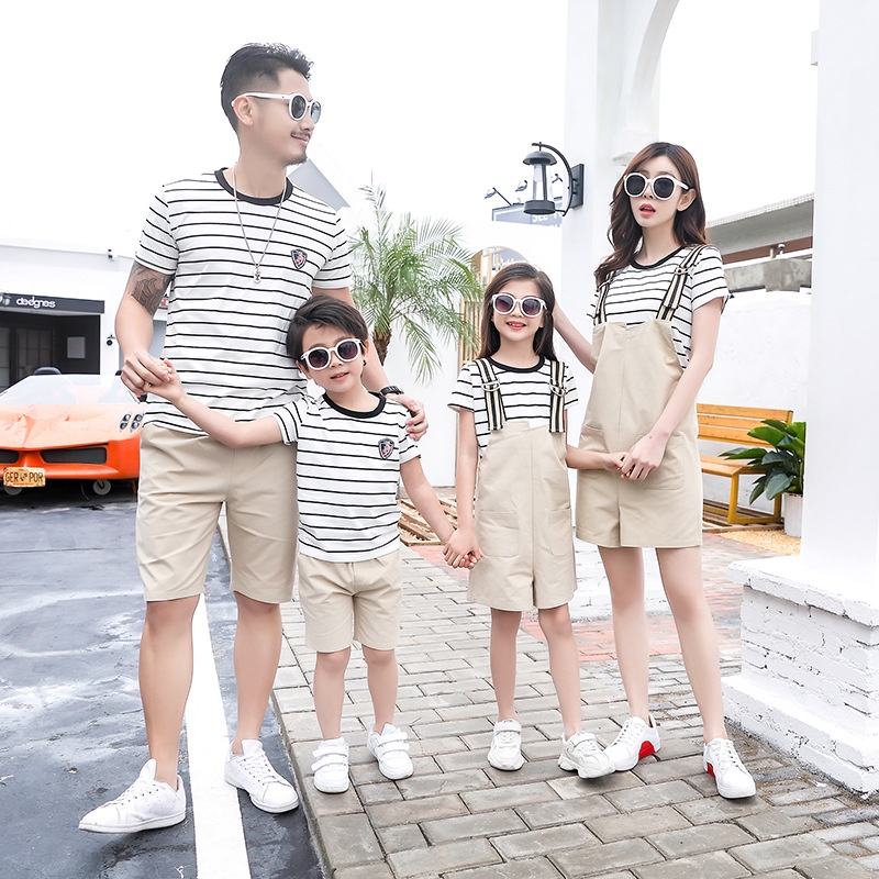 Parent-child Wear Spring Summer Wear Trendy Family Wear Family Three ...