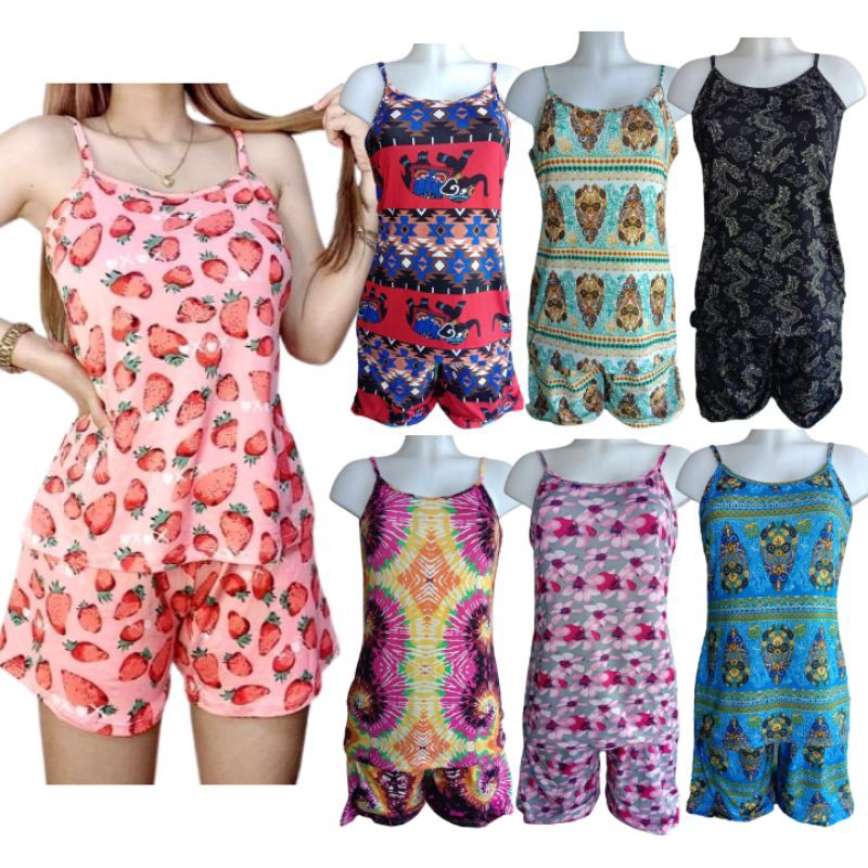 Teen / Adult Spaghetti Short Terno | Free Size - Up To XL | Quarantine ...