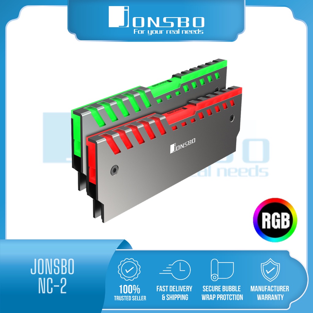 Jonsbo NC-2 RGB RAM Heatsink Cooler (RGB Version) | Shopee Philippines