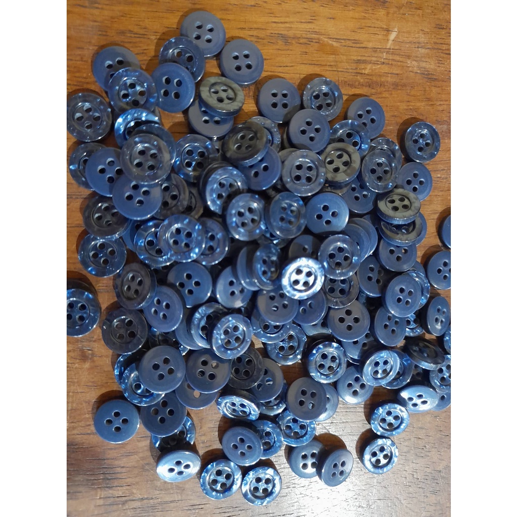 MOP BUTTONS 4-HOLES GLOSSY COLORED PER DOZEN ONE PACK | Shopee Philippines