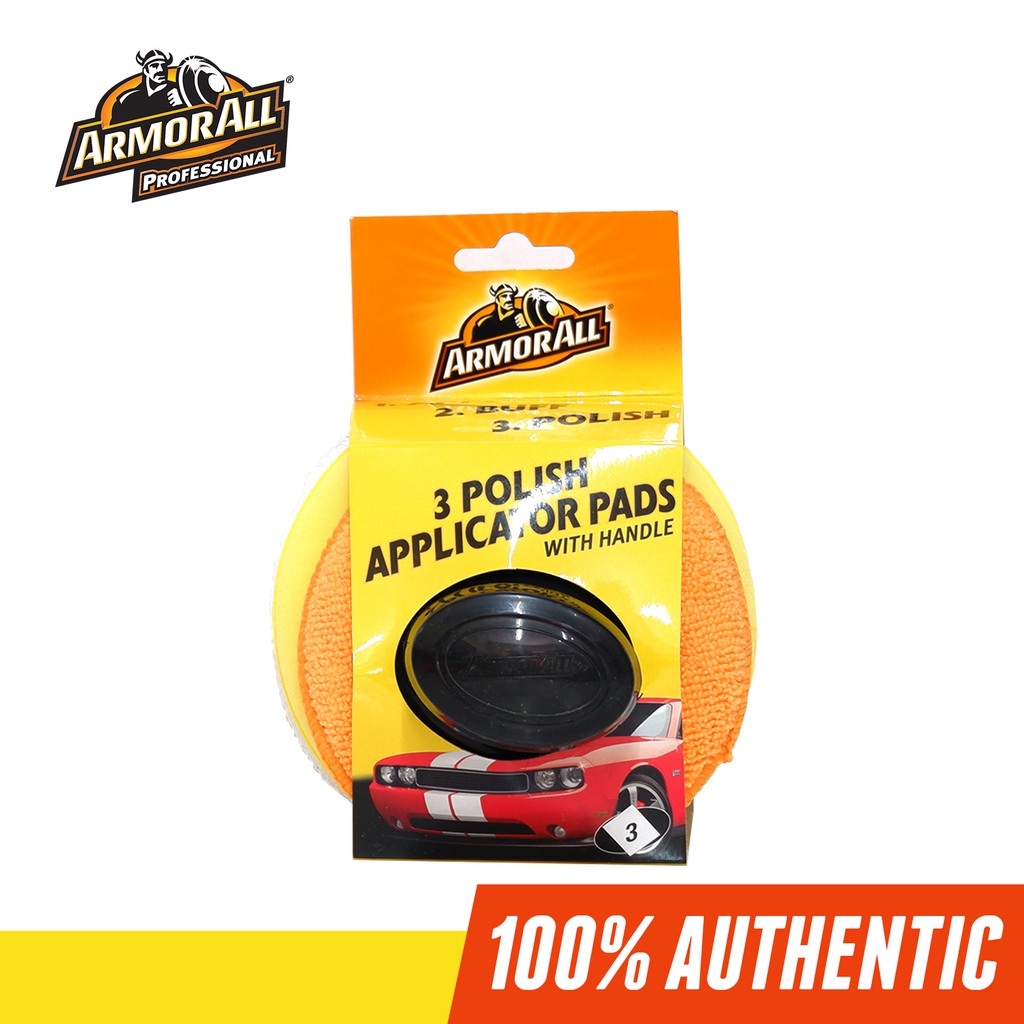 Armor All 3 Polish Applicator Pads with Handle 40015EN(Outlet) | Shopee ...