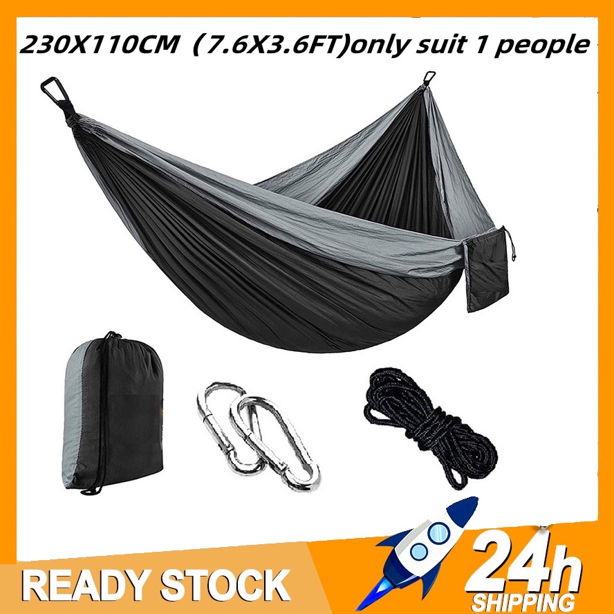 【230X110cm7.5X3.6ft】single hammock camping hammock,hammock duyan ...