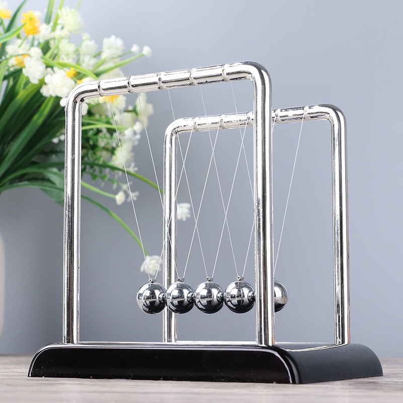 Desktop ornaments Newton diamond pendulum set with nuton balls, steel ...