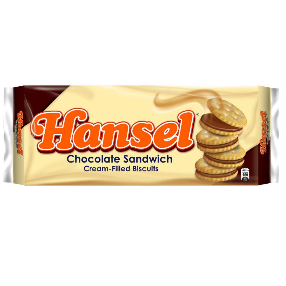 Rebisco Hansel Sandwich Chocolate 32gx10Pcs | Shopee Philippines