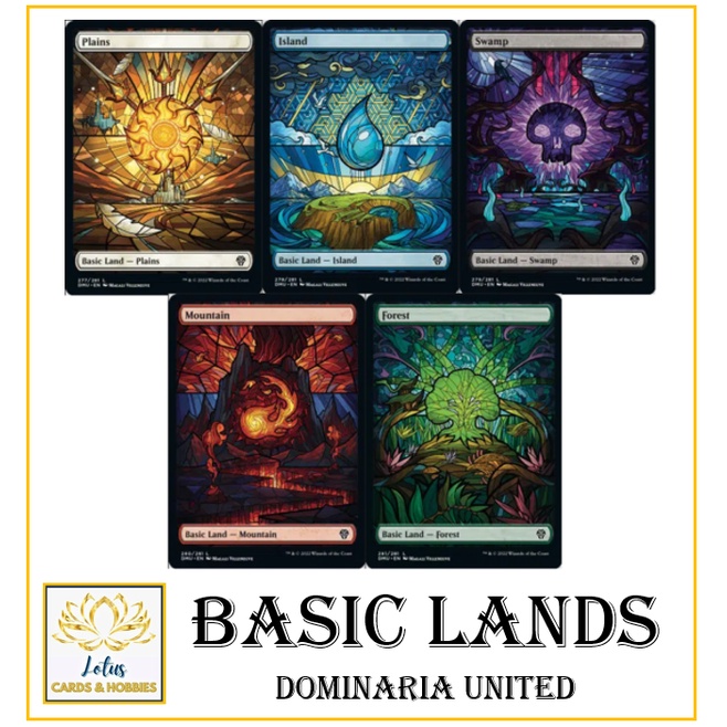 Magic the Gathering | Full Art Basic Lands - Dominaria United (DMU ...