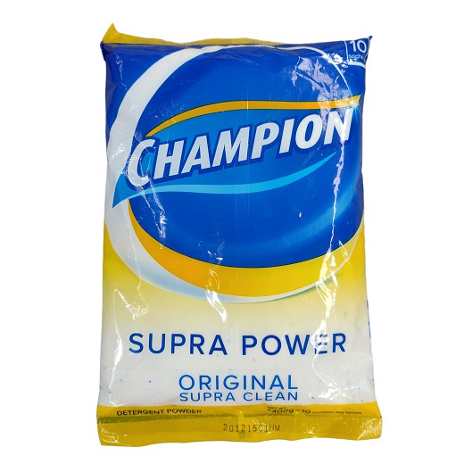 Champion Detergent Powder Regular Supra Clean 400g | Shopee Philippines