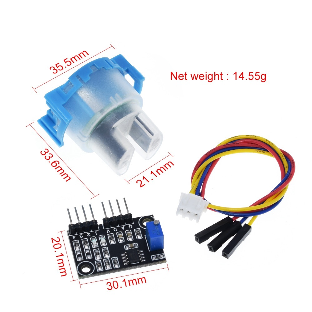 Turbidity Sensor Suspended Turbidity Value Detection Module Kit Liquid ...