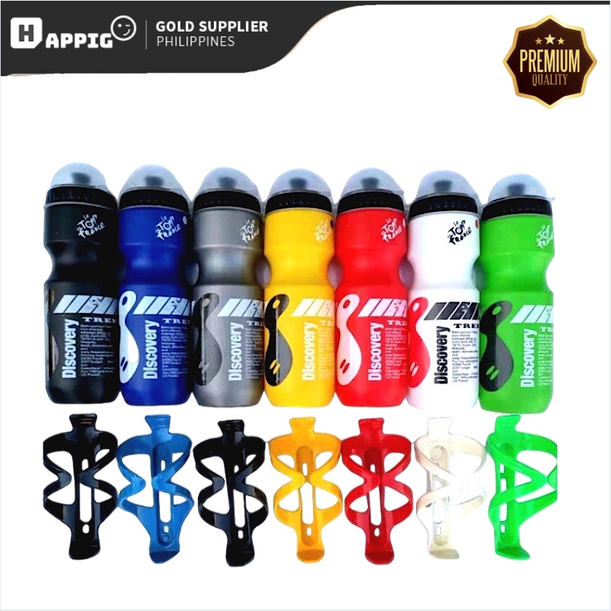 MTB Mountain Bicycle Water Bottle with Holder Rack Road Bike Water Cup Cycling 750ml | Shopee ...