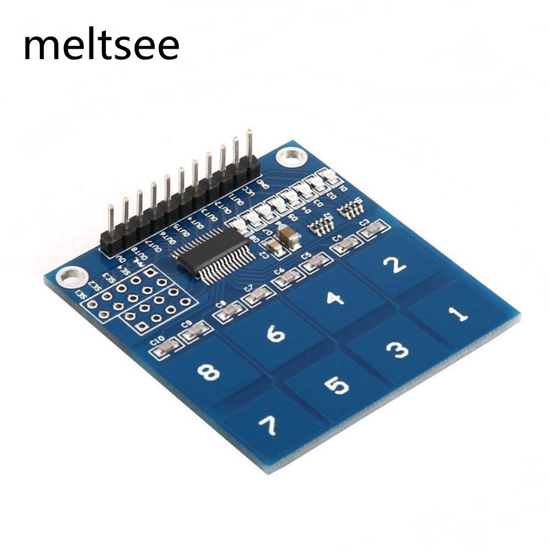 TTP226 8 Channel Digital Capacitive Switch Touch Sensor Module for Arduino UNO diy kit | Shopee ...