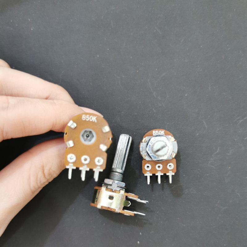 VOLUME CONTROL 16MM STEREO 10K 20K 25K 50K 100K 500K | Shopee Philippines