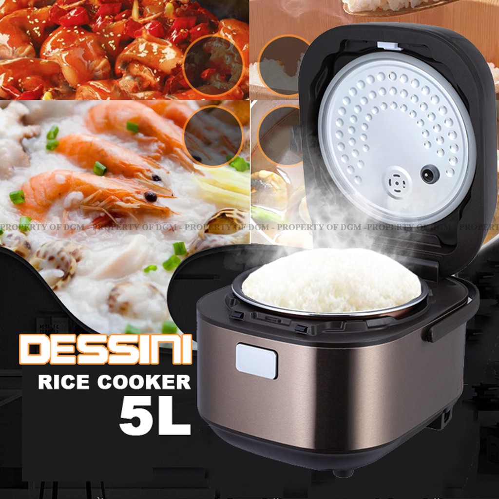 5L Multifunctional Electric Smart Rice Cooker-ᴅɢᴍꜱᴛᴏʀᴇ- | Shopee ...