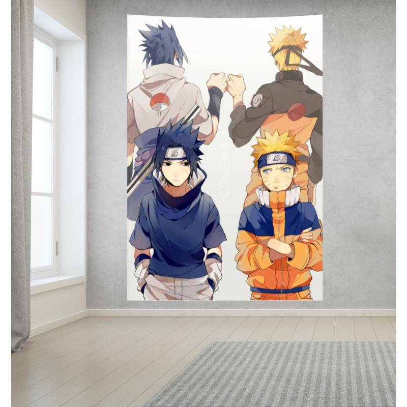Naruto anime sasuke itachi background cloth hanging wall background ...