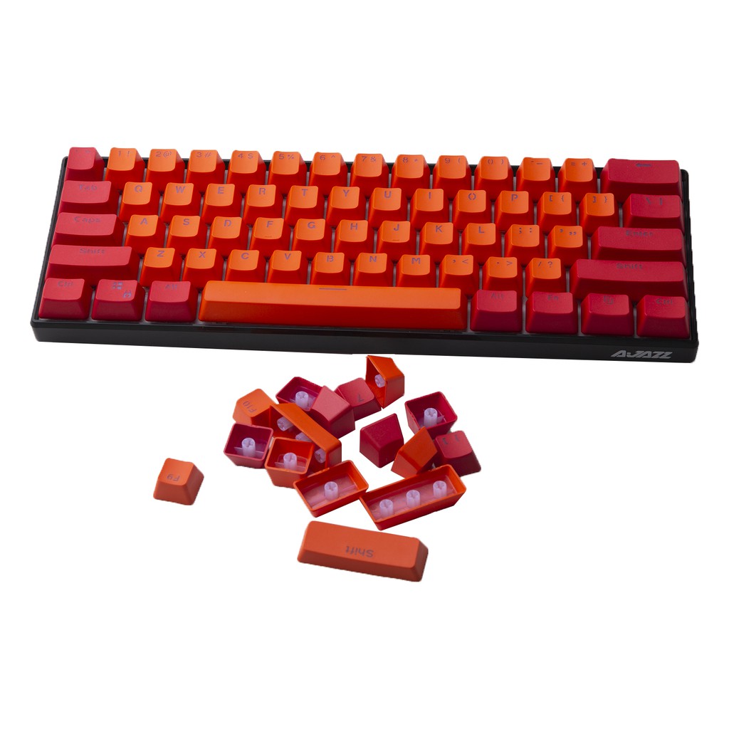 RK 61 Keycaps PBT Material OEM profile Backlit Two-Color Mechanical ...