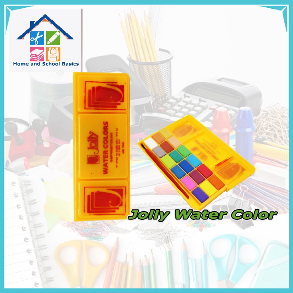 Jolly Water Colors For Kids (18 Colors) - Non-Toxic - Colorful ...