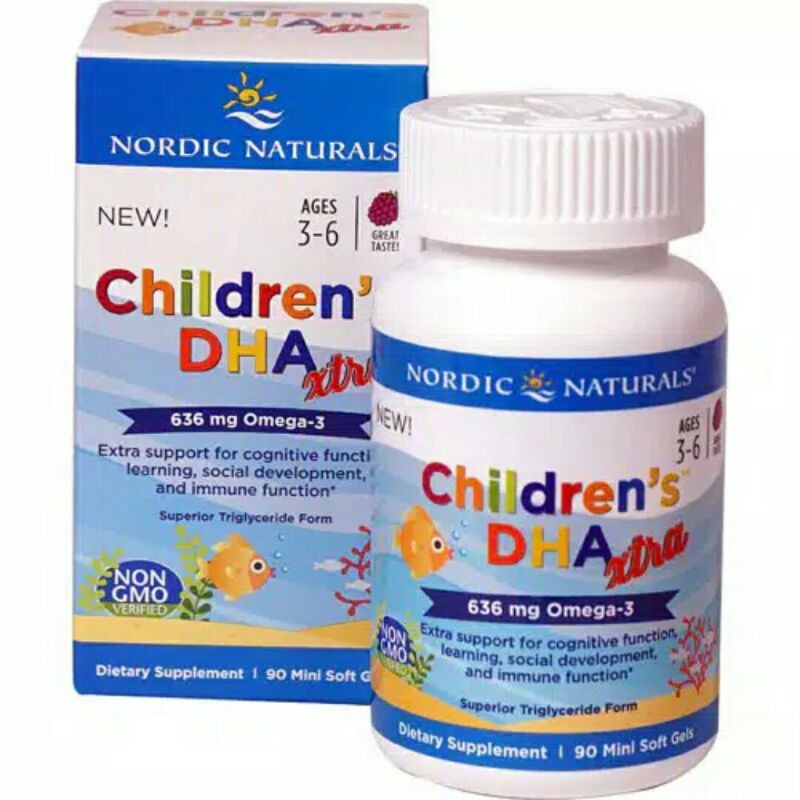 Nordic Children Dha Xtra (90 Soft Gels) | Shopee Philippines