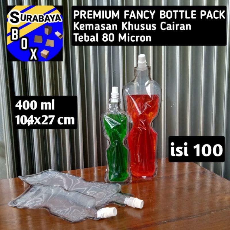 Contents 100 PREMIUM STANDS FANCY PRODUCT LIQUID WITH SPOUT 400ML KPACK ...