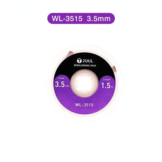 2uul Desoldering Wick Disc Braid Type Solder Remover BGA Solder Wick ...