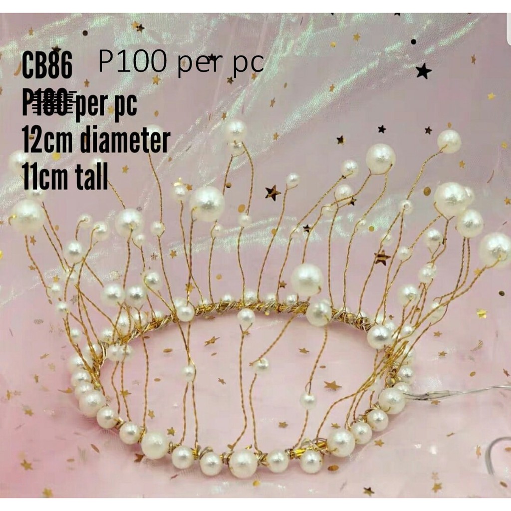 CROWN TOY /CROWN CAKE TOPPER 12cm diameter, 11cm tall | Shopee Philippines