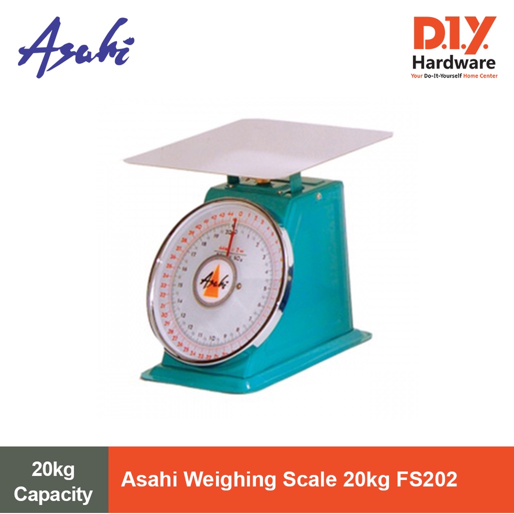 Asahi Weighing Scale 20Kgs Stainless Steel Flat Plate | Shopee Philippines
