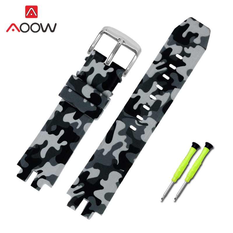 Rubber Strap for Casio Protrek PRW-3000 3100 6000 6100Y Stainless Steel ...