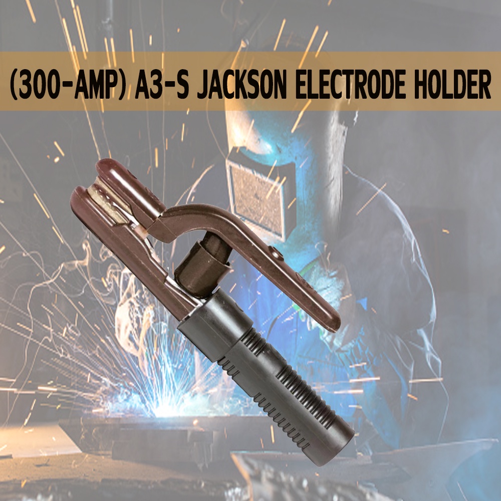 300 AMPERES JACKSON HEAVY DUTY ELECTRODE WELDING HOLDER | Shopee ...