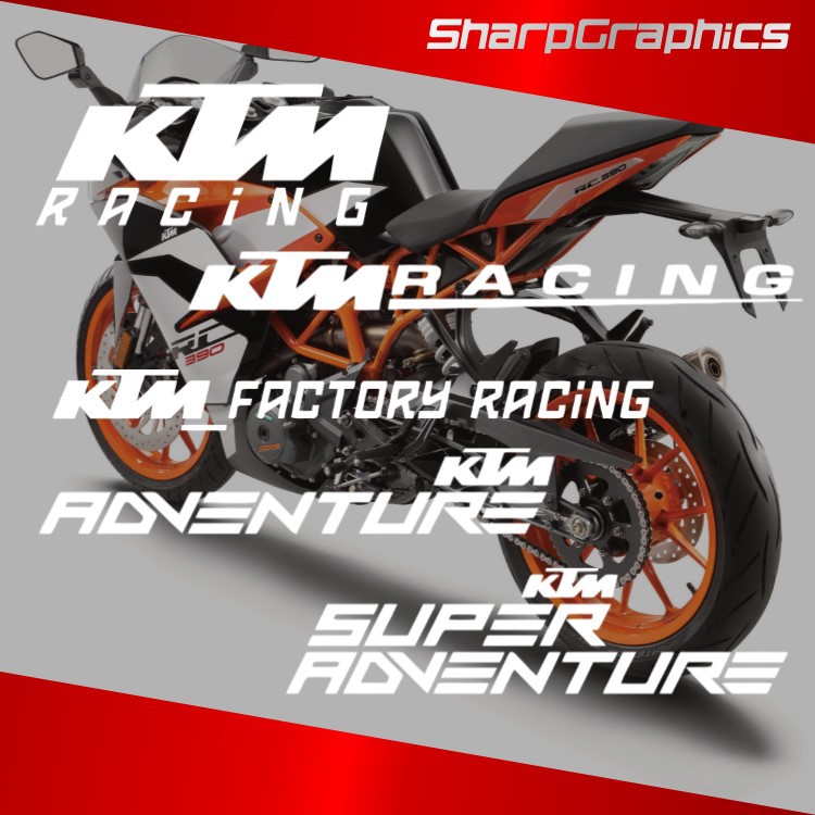KTM Duke Motorcycle Motorbike Sticker Decal | Shopee Philippines