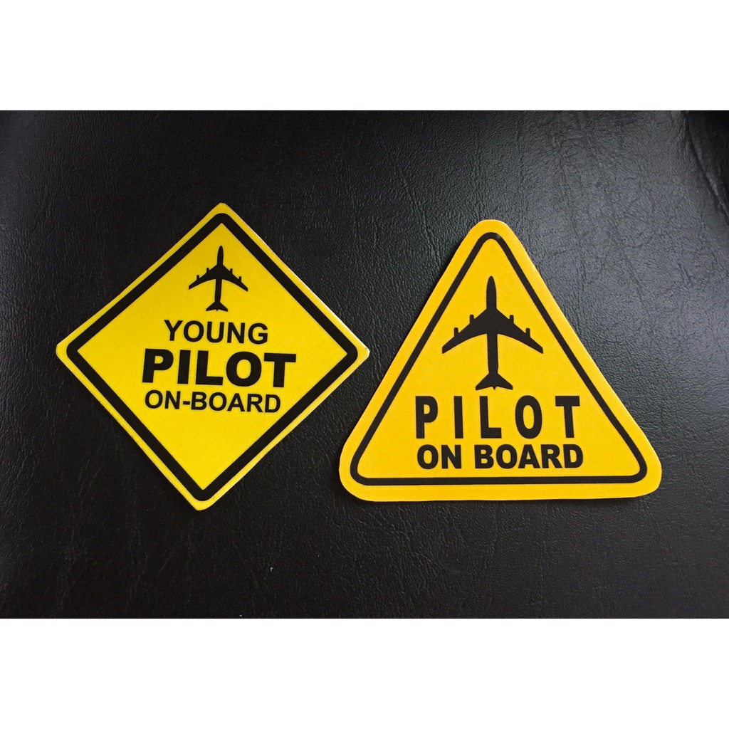 Pilot Onboard glossy sticker | Shopee Philippines
