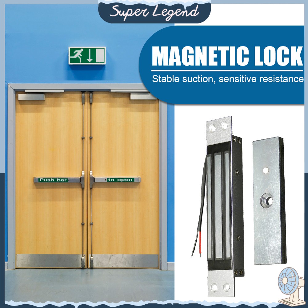 SuperLegend 180kg/350lbs Concealed Magnetic Door Lock 12V Access ...