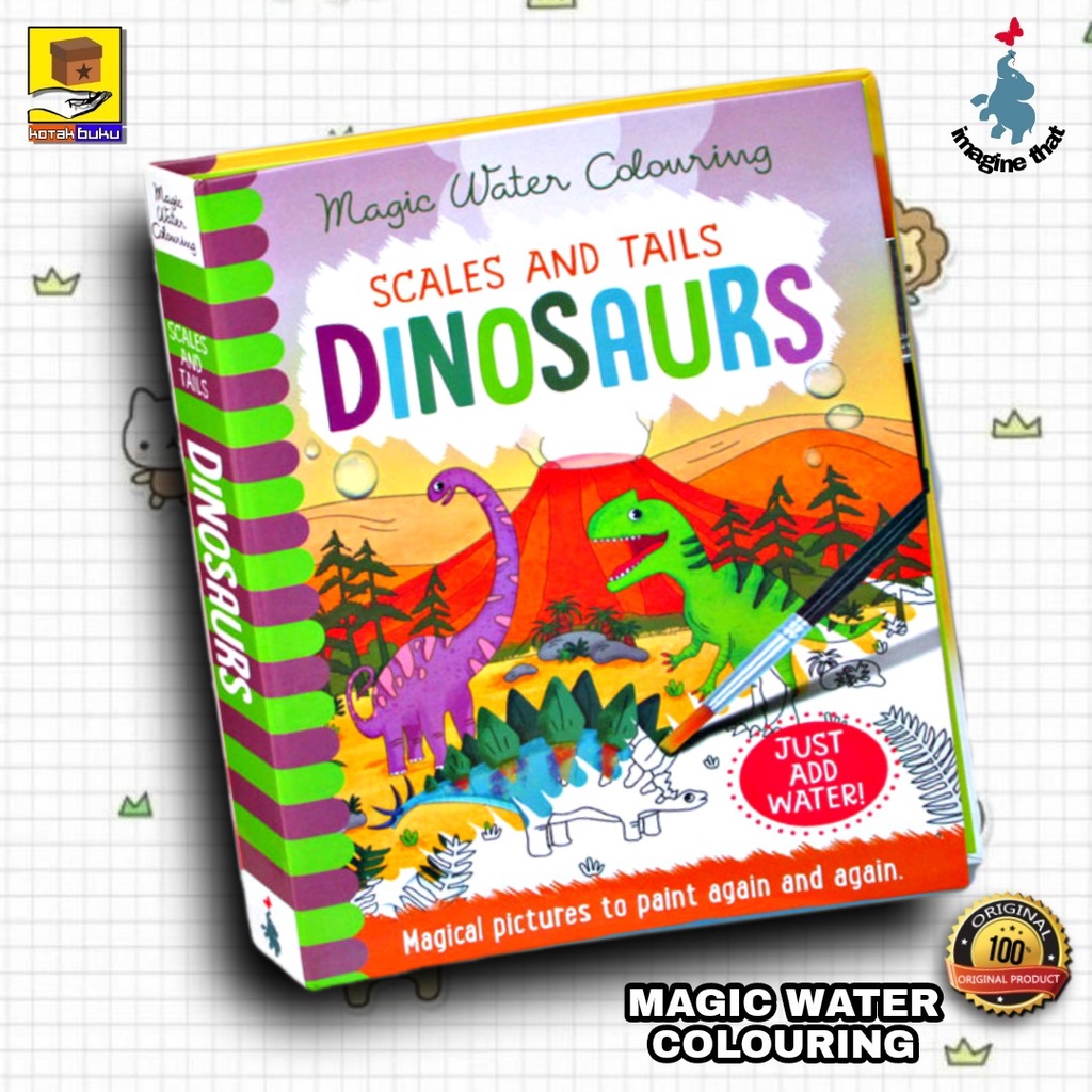 Children's Books / Magic Water Coloring Books / Scales and Tails ...