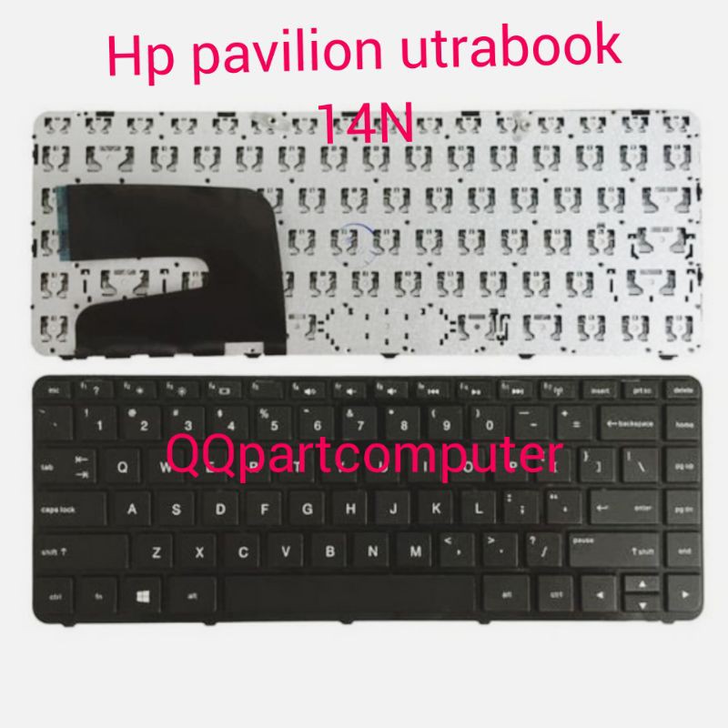 HP Pavilion Laptop Keyboard 14n- 14-D010AU 14-D010TU 14-D012AU 14 ...