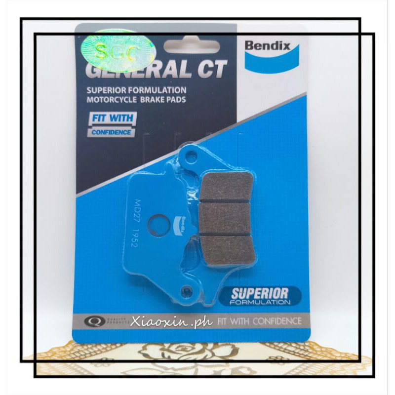 BENDIX BRAKE PADS MD27 FOR- BEAT & BAET Fi & CLICK125 & SCOOPY | Shopee ...