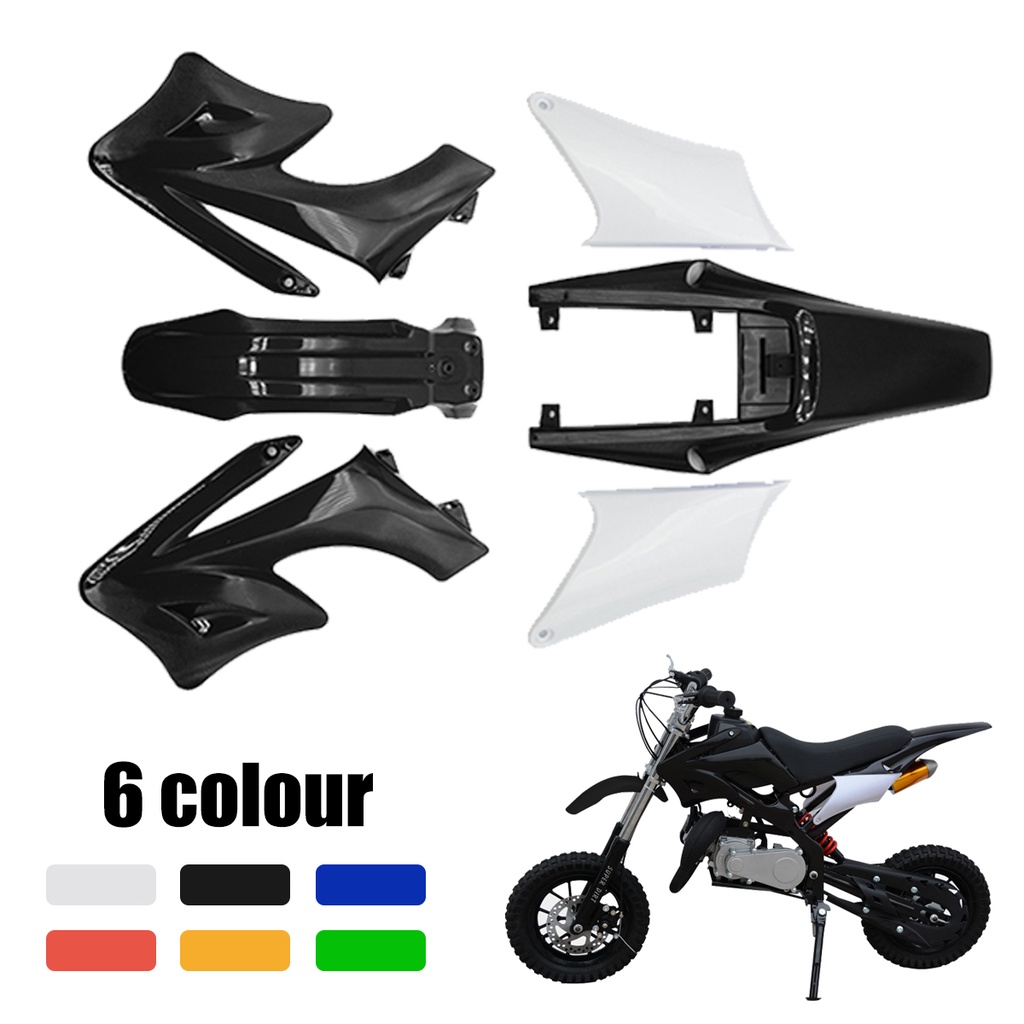 6 Pieces High Strength Plastic Fender Fairing Body Kits For 47cc 49cc ...
