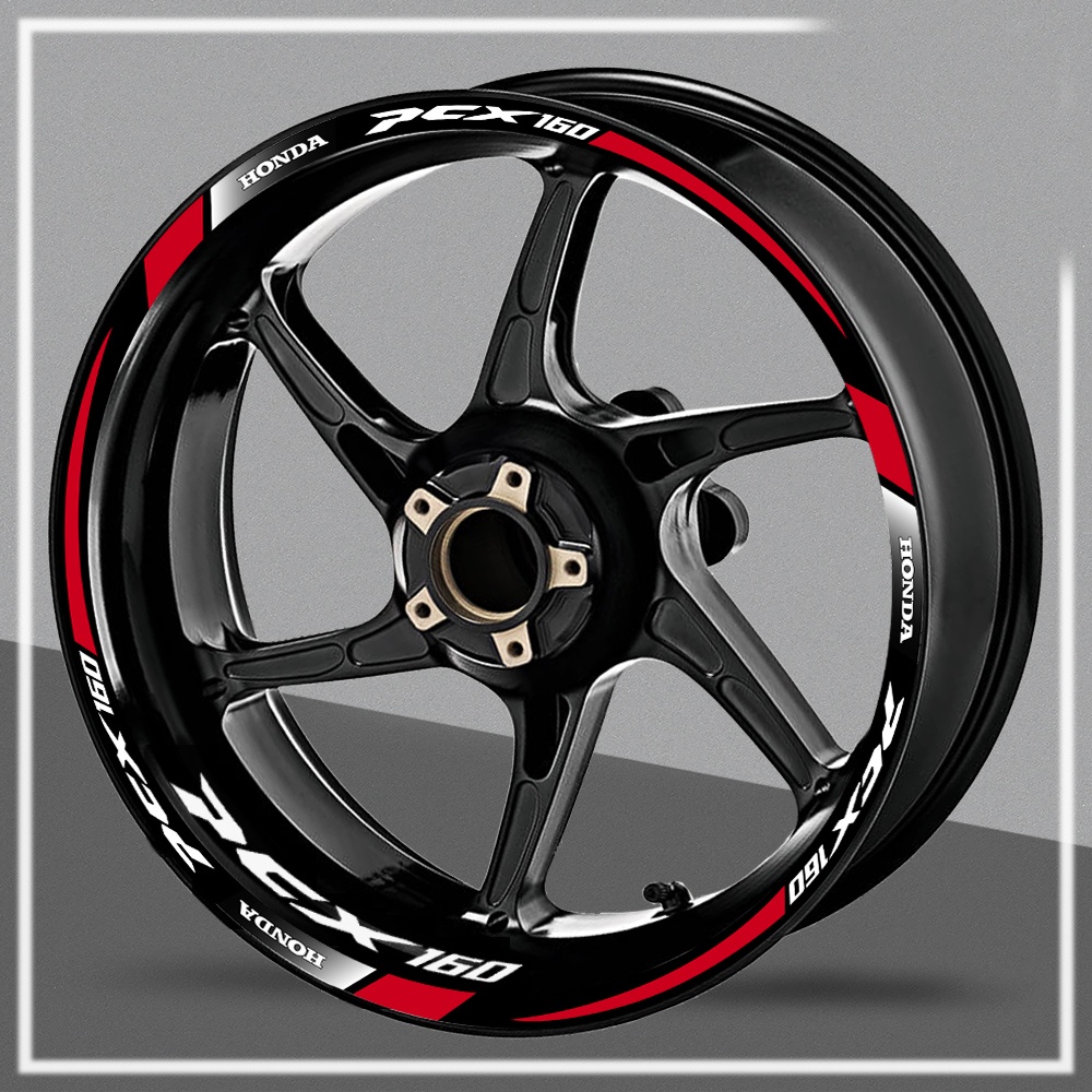 Wheel Hub Stickers Reflective For HONDA PCX 160 Pcx160 Motorcycle ...