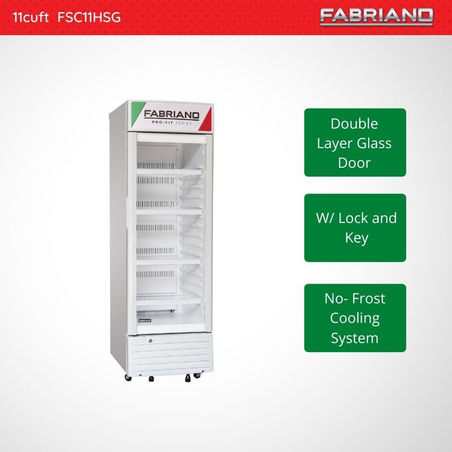 Fabriano FSC11HSG 11cuft Showcase Chiller | Shopee Philippines
