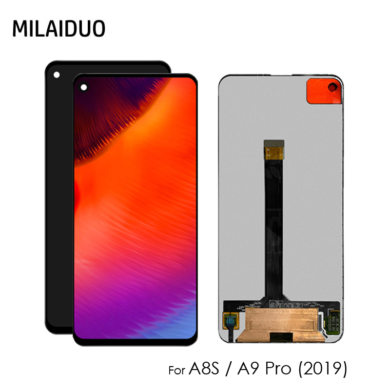 For SAMSUNG Galaxy A8S LCD G8870 G887FZ A9 Pro 2019 lcd Display Touch Digitizer Assembly Parts ...