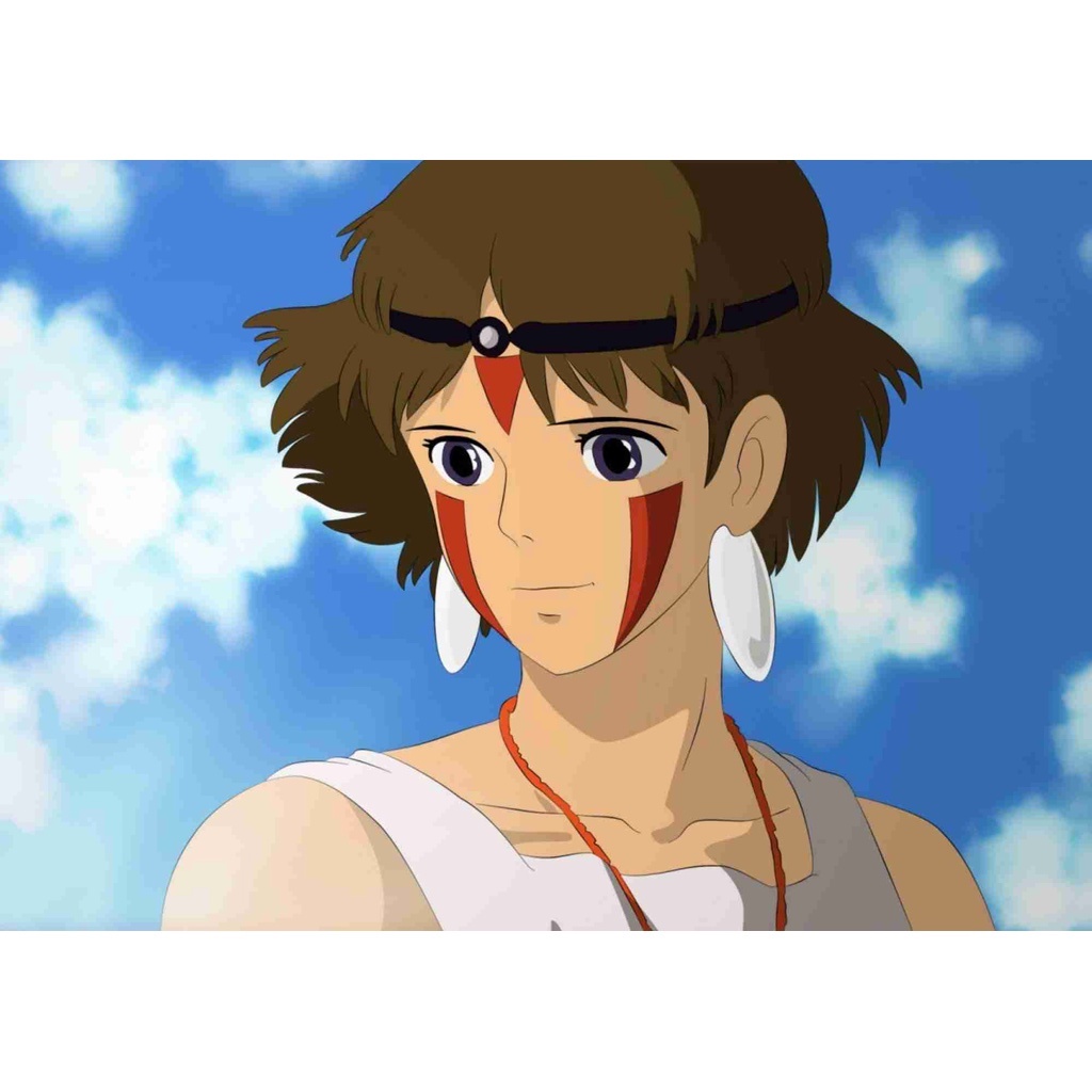 Princess Mononoke Characters Movie Poster A4 Size | Shopee Philippines