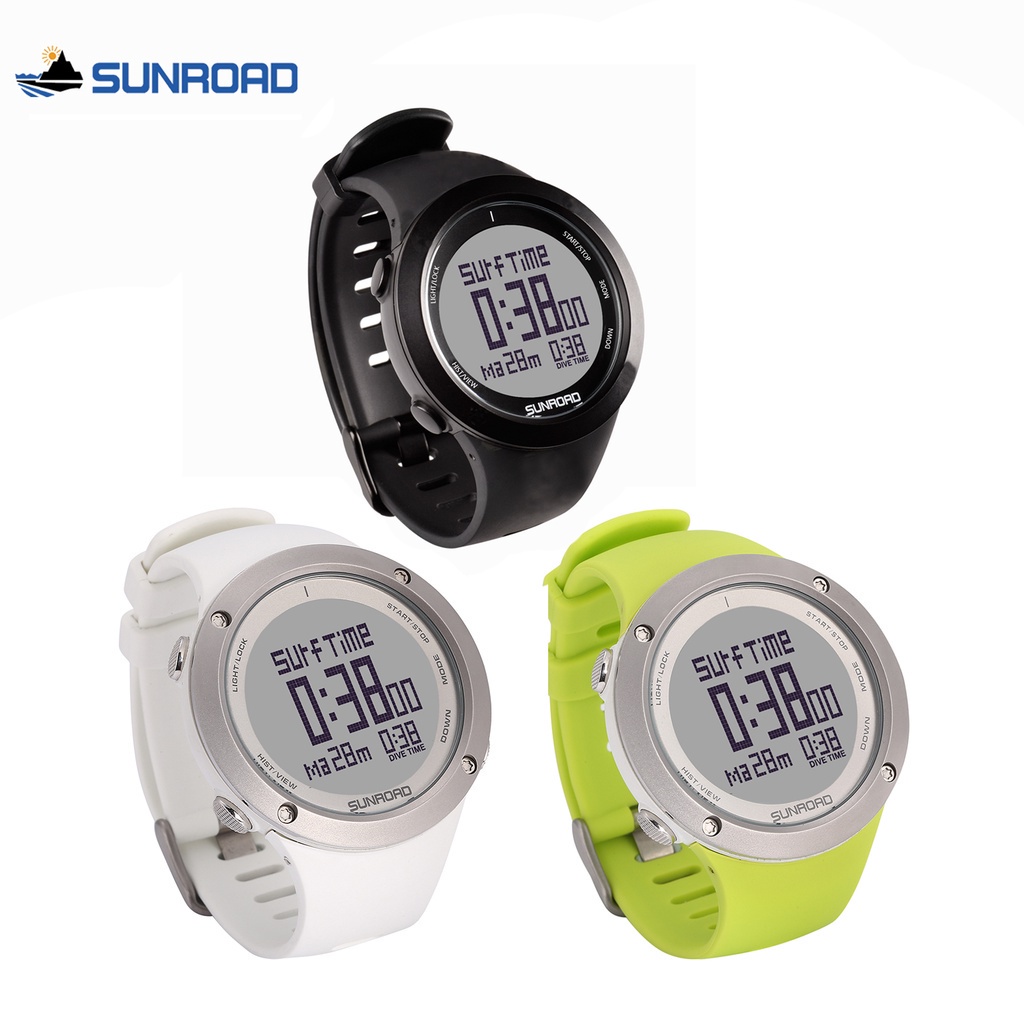 SUNROAD Diving Computer Watch Free Lung Sports Luminous Dial ...