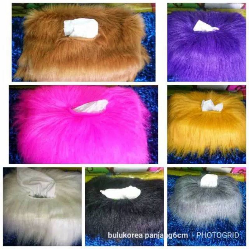 The imported Korean fur tissue Cover is smooth and soft | Shopee ...