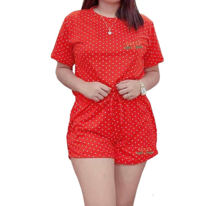 TERNO SHORT POLCA DOT WITH 2 SIDE POCKET COTTON SPANDEX FIT L- 3XL ...