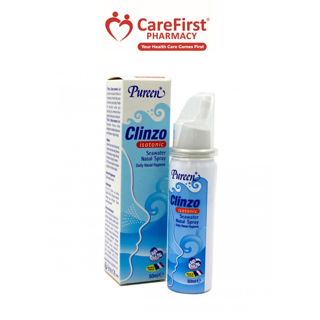 PUREEN CLINZO ISOTONIC NASAL SPRAY 50ML | Shopee Philippines