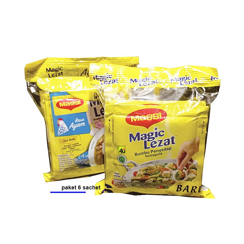 Maggi - Magic Delicious Seasoning Seasoning - 6 Sachets | Shopee ...